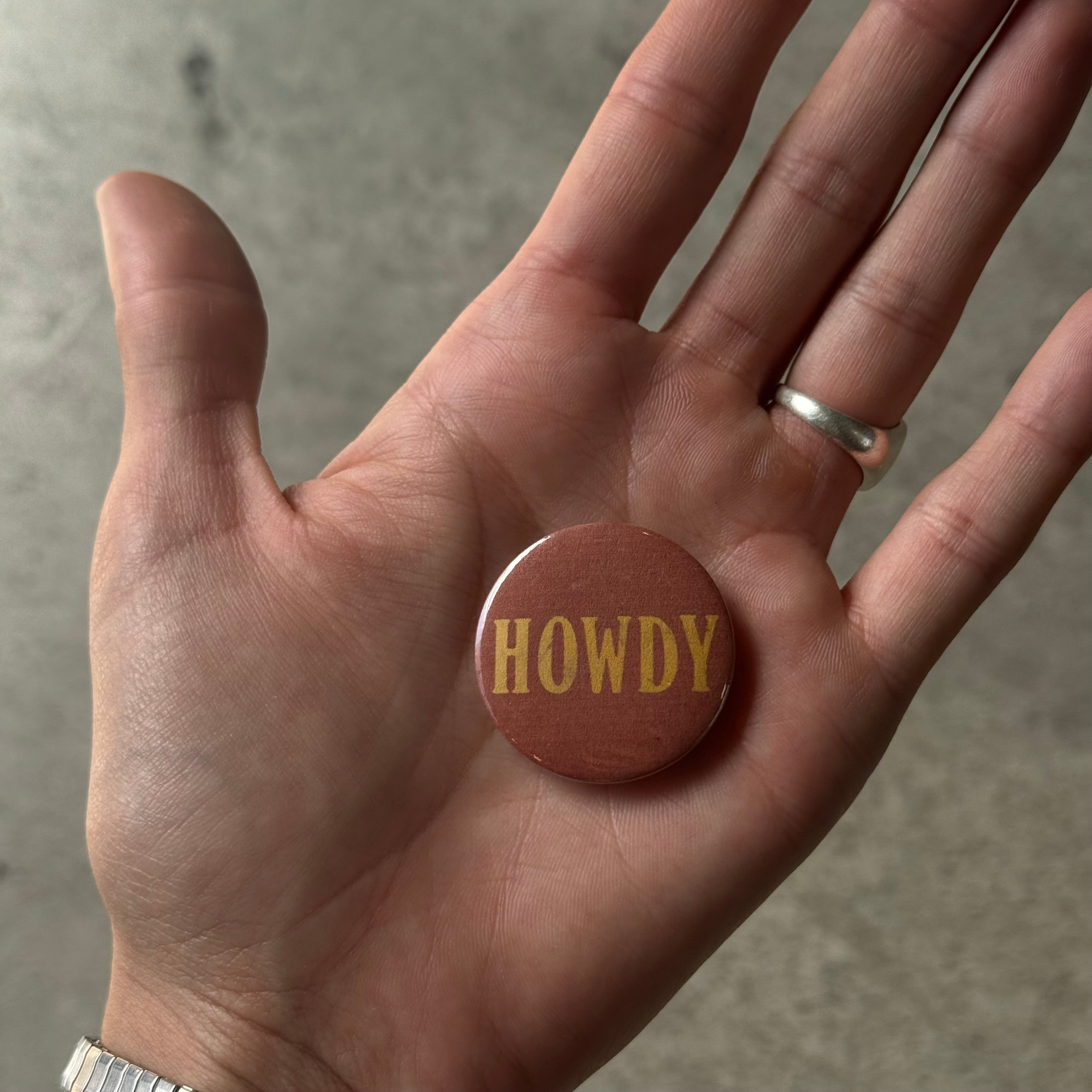 Howdy Pin – GAS & GRAIN